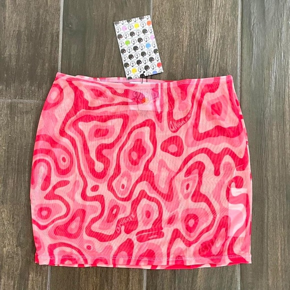 omighty | Skirts | New Omighty Lava Mesh Skirt | Poshmark